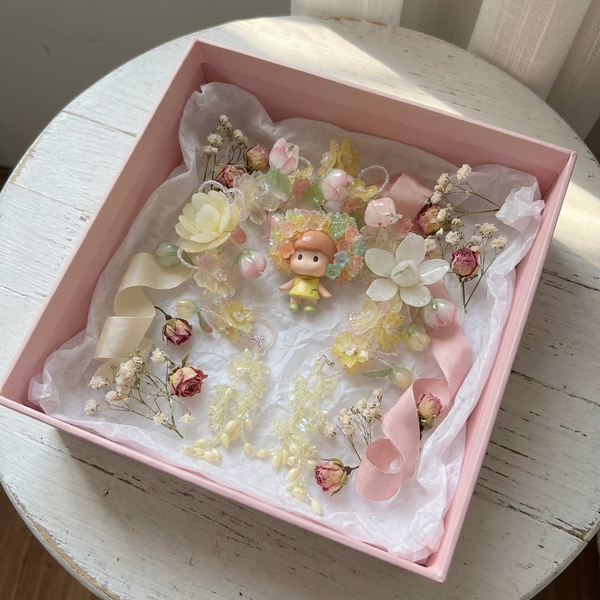 Kawaii Floral Charm Pendant | Car Mirror Ornament | Bag Charm | Cottag ...
